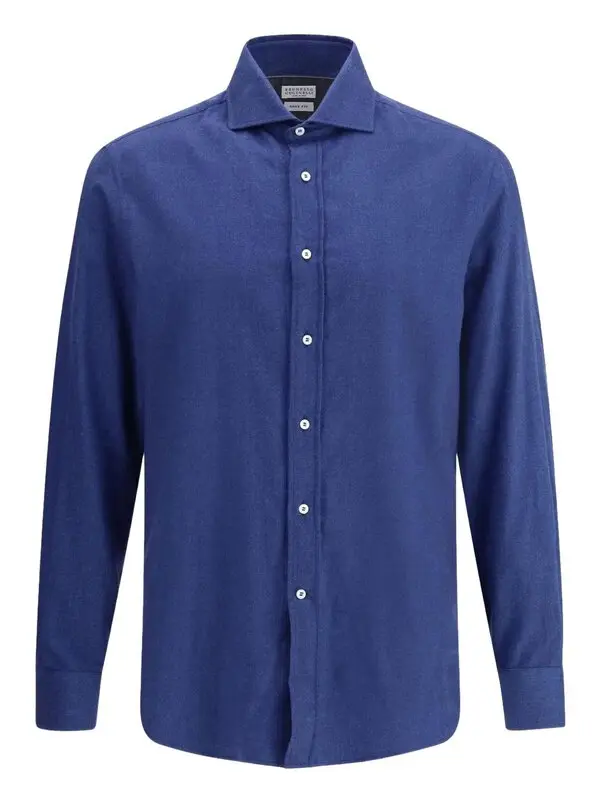 Brunello Cucinelli Cotton Blend Shirt - Multicolor