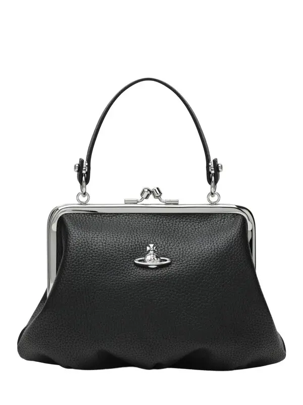 VIVIENNE WESTWOOD Granny Frame Bag In Grained Pu - Black