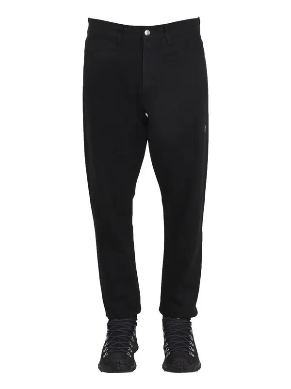 Moncler Cotton Denim Jeans 7 Frgmt Hiroshi Fujiwara - Black