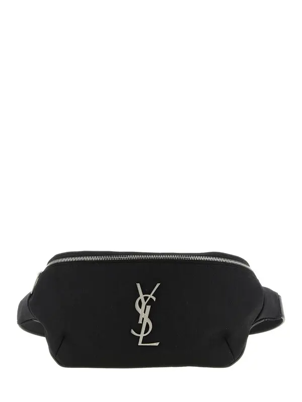 Saint Laurent Cassandre Waist Bag - Black