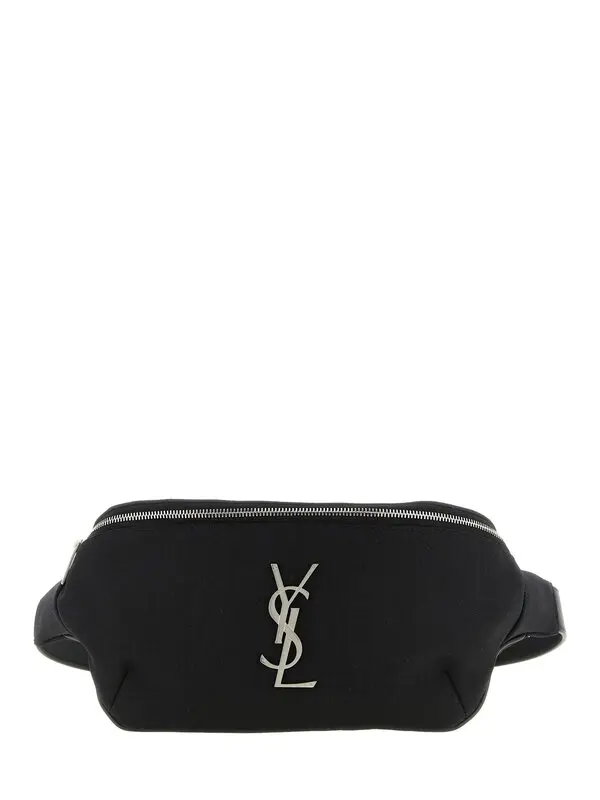 Saint Laurent Cassandre Waist Bag - Black