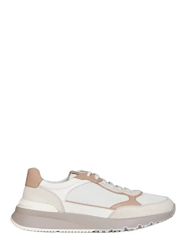 Brunello Cucinelli Nubuck And Suede Sneakers - Multicolor