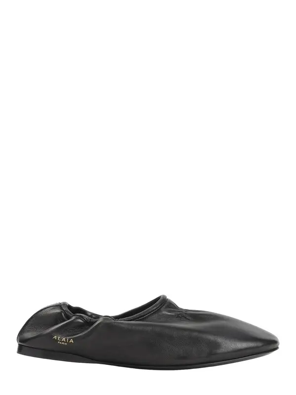 Alaïa Lamb Leather Sandals - Black