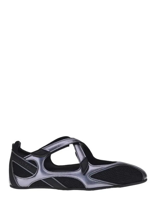 Attico Nomad Ballerinas - Black