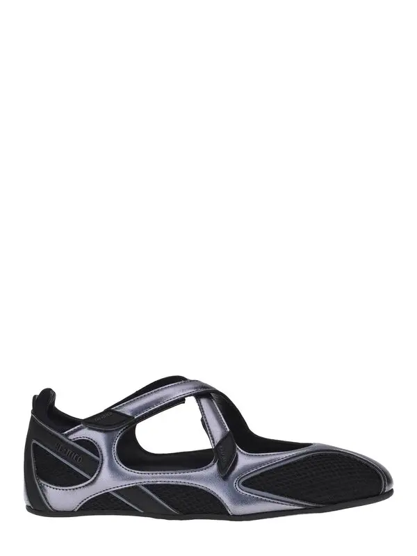 Attico Nomad Ballerinas - Black