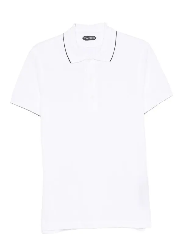 TOM FORD Piquet Cotton Polo Shirt - Multicolor