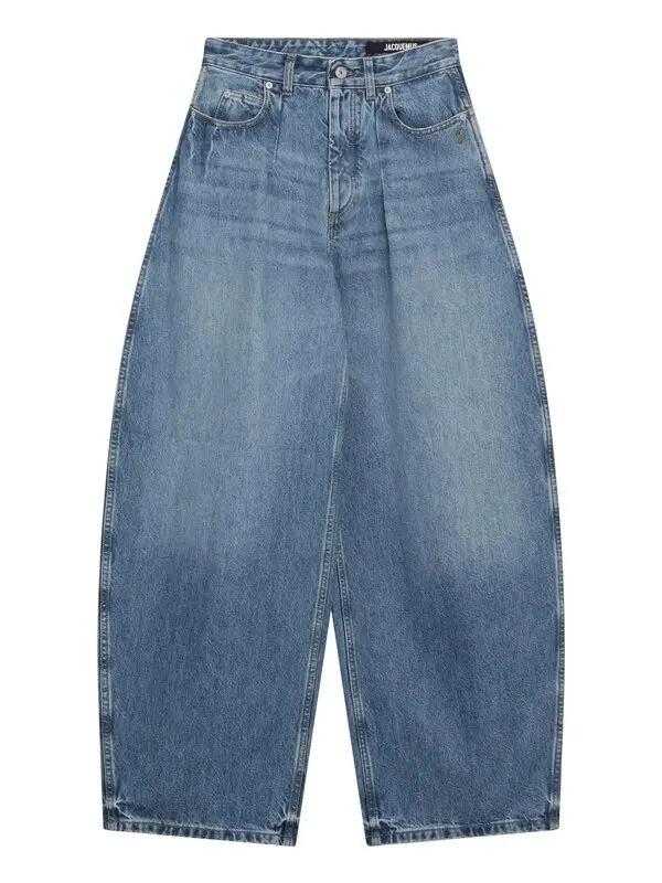 Jacquemus Ovalo Denim Jeans - Blue