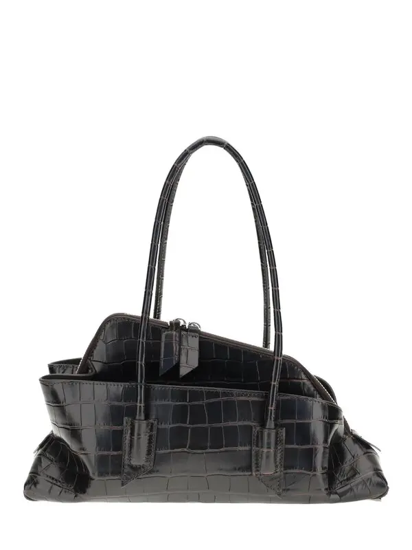 Attico Small La Passeggiata Shoulder Bag - Black