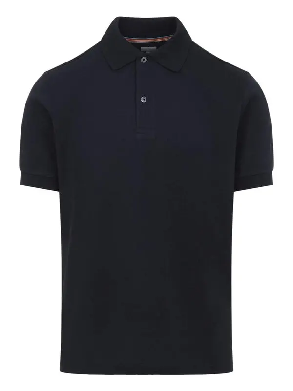 Paul Smith Emb Placket Polo - Blue