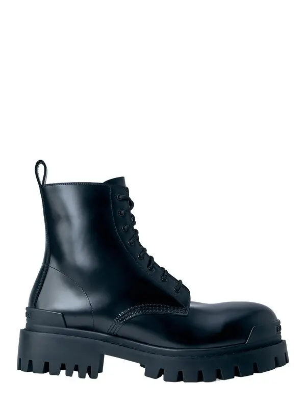 Balenciaga Combat Strike Boots - Black