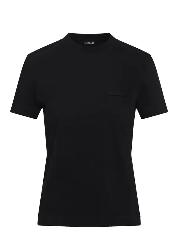Jacquemus Le Grosgrain T-shirt - Black