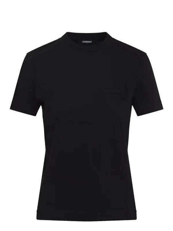 Jacquemus Cotton T-shirt - Black