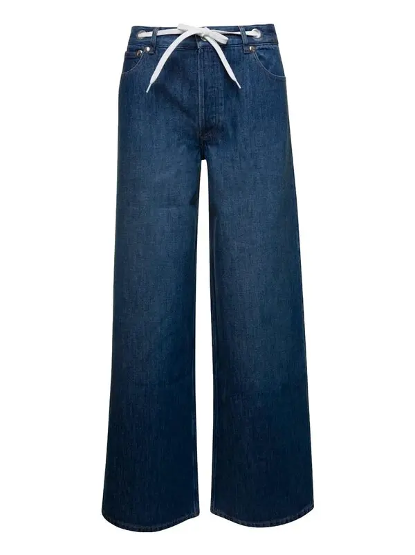 A.p.c. Wide Leg Denim Jeans - Multicolor