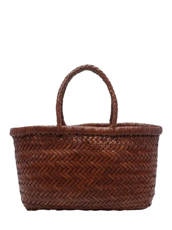 Dragon Diffusion Mini Flat Gora Handbag - Brown