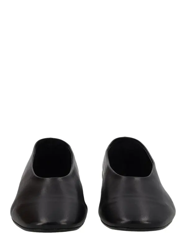 AeydĒ Dancer Kirsten Nappa Leather Flats - Black