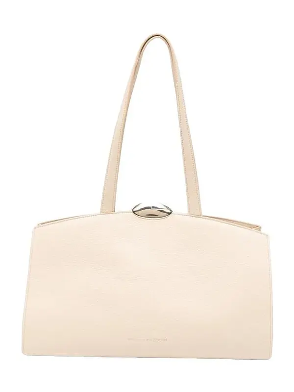 Benedetta Bruzziches Calf Leather Tote Bag - Cream