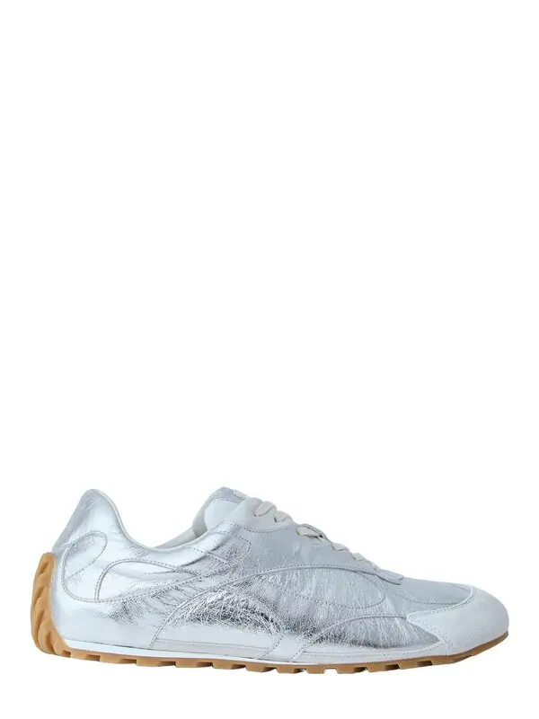 Bottega Veneta Orbit Flash Sneakers - Silver