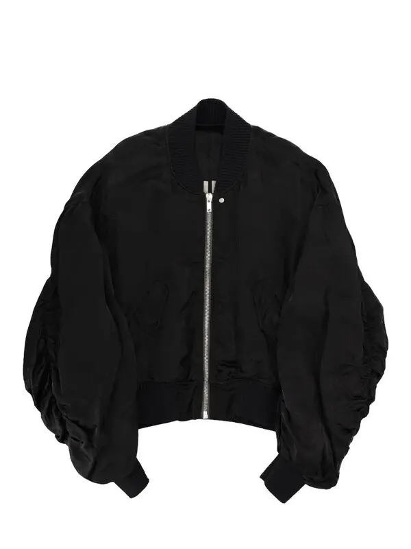 Rick Owens Bomber Jacket Bucket Flight - Black