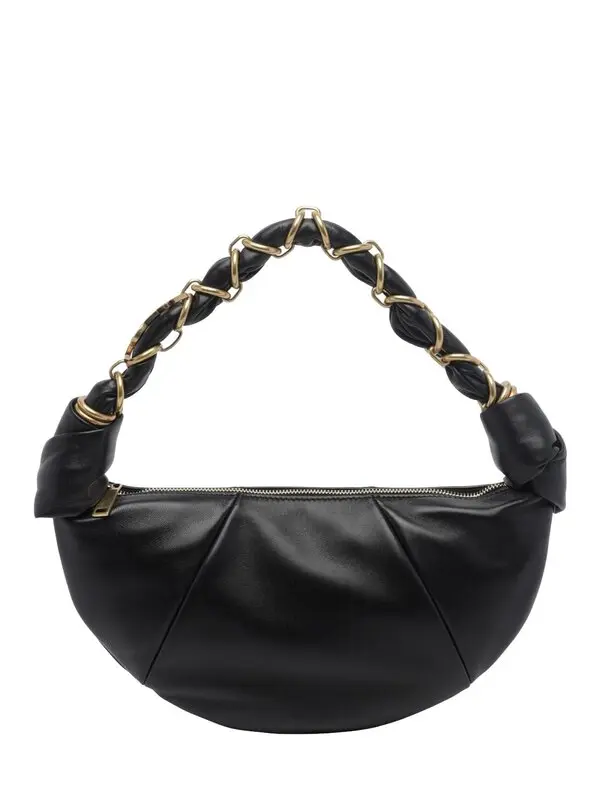 Saint Laurent Mini Amelia Hobo Bag - Black