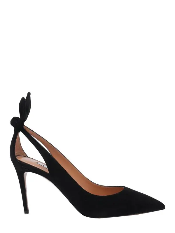 AQUAZZURA Bow Tie Pumps - Black