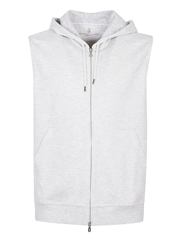 Brunello Cucinelli Hooded Vest - Multicolor