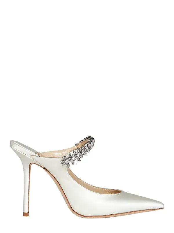 JIMMY CHOO Crystal-embellished Mules - Multicolor