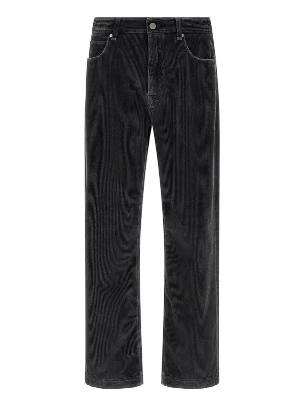 Fendi Velvet Trousers - Gray