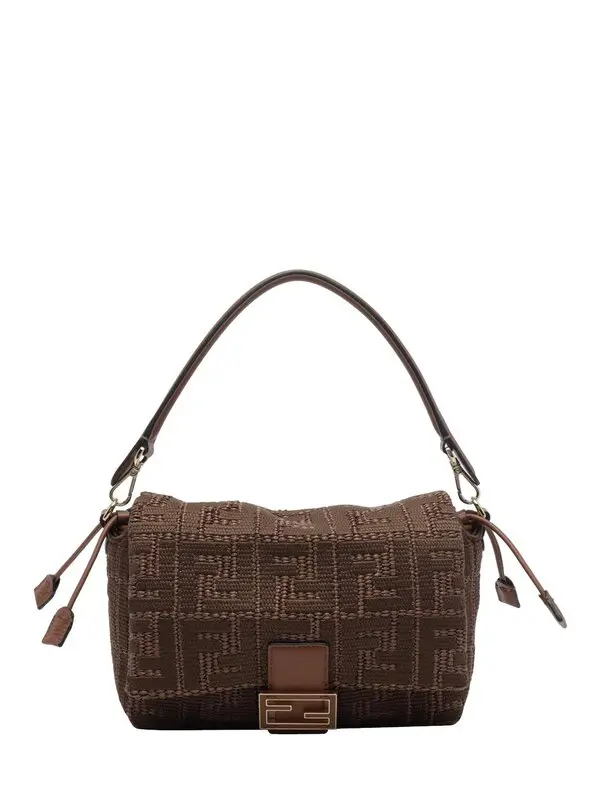 Fendi Medium Mamma Baguette Shoulder Bag - Brown