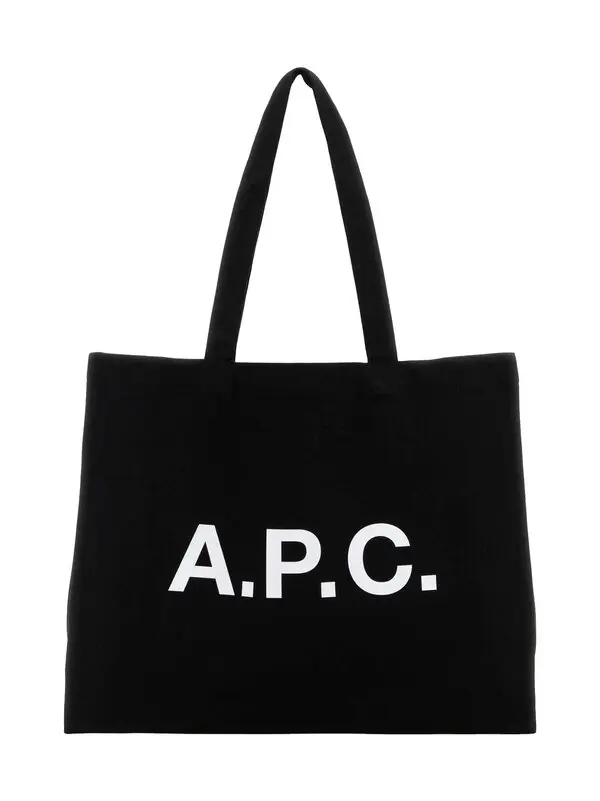 A.p.c. Canvas Diane Shopping Bag - Black