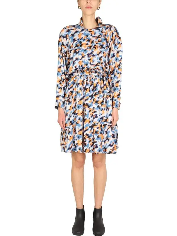 Kenzo Blurred Flowers Dress - Multicolor