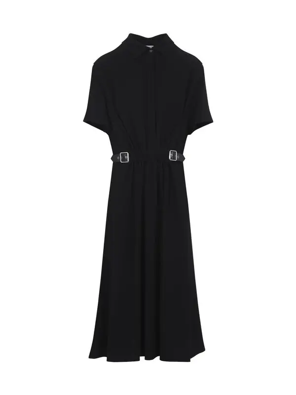 Loewe Belted Midi Dress - Black