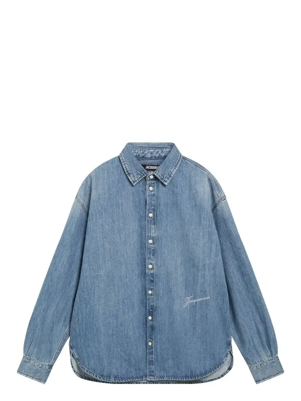 Jacquemus Simon De-nã®mes Denim Shirt - Blue