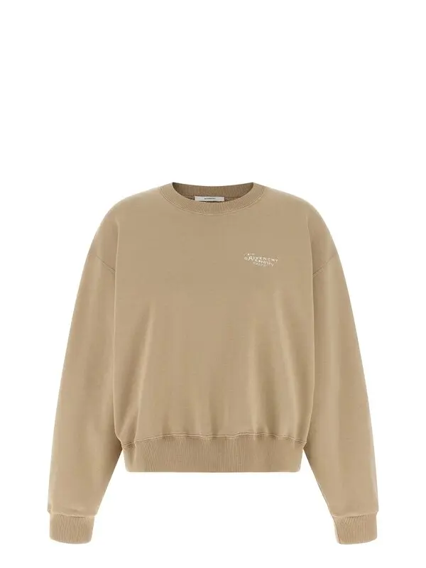 Givenchy Logo Stamp Sweatshirt - Cream
