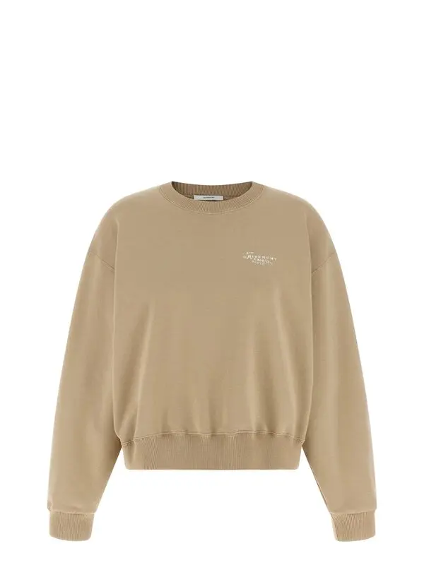 Givenchy Logo Stamp Sweatshirt - Cream
