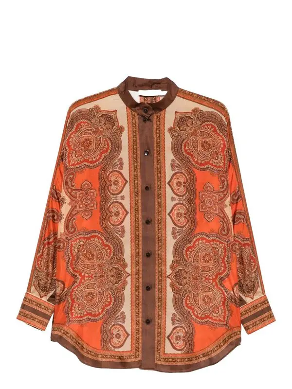 Zimmermann Mahon Silk Shirt - Multicolor