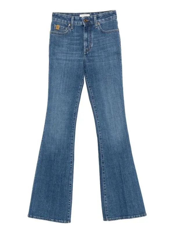 Jacob Cohen Flared Leg Denim Jeans - Multicolor