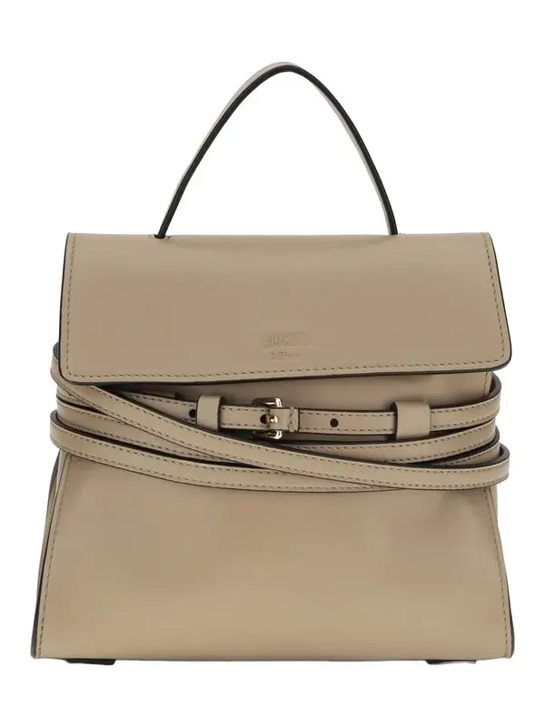 Moschino Tie Me Handbag - Cream