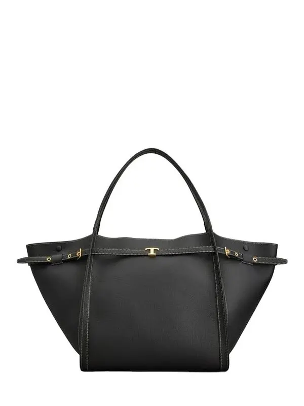 TOD'S Leather Tote Bag - Black
