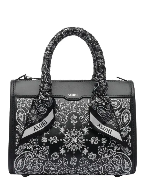 Amiri Micro Bandana Triangle Handbag - Black