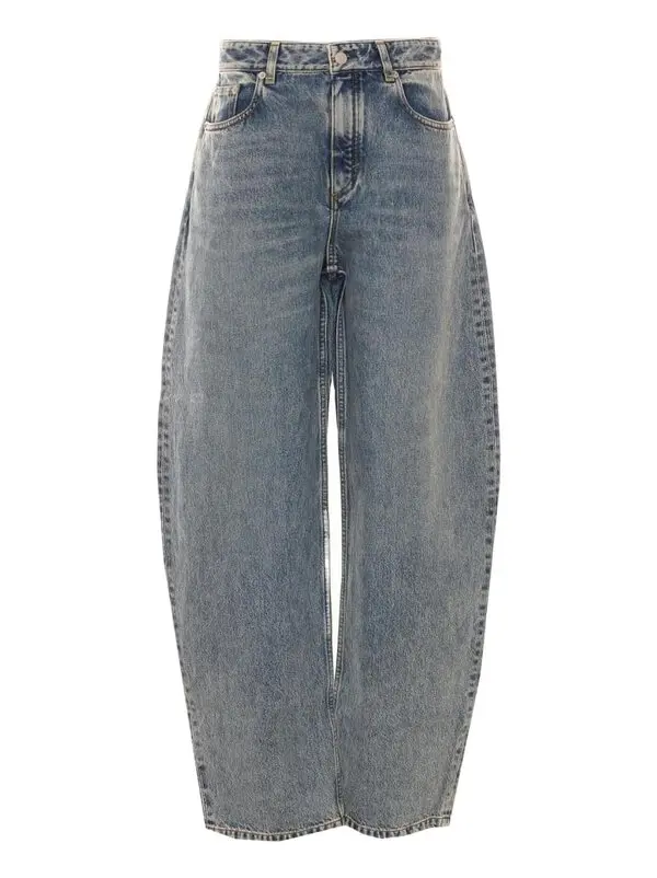 Alaïa Round Jeans - Blue
