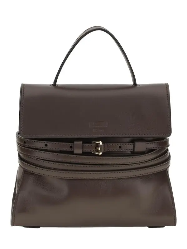 Moschino Tie Me Handbag - Brown