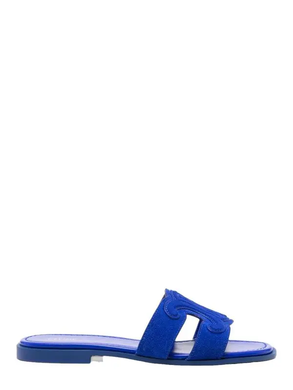 Celine Marina Suede Leather Sandals - Multicolor