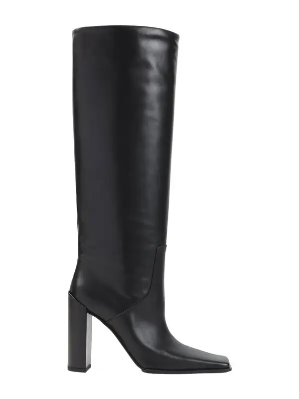 Alaïa 90 Calf Leather Knee High Boots - Black