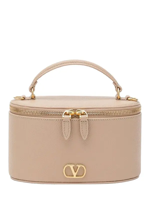 Valentino Garavani Vlogo Signature Mini Vanity Bag - Pink