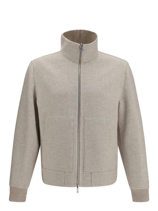 Brunello Cucinelli Double-face Cashmere Jacket - Cream