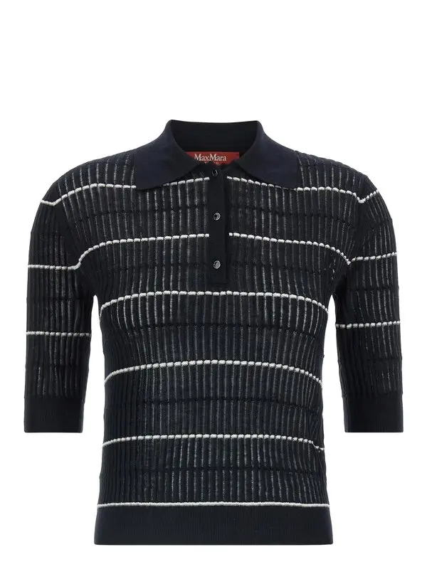 Max Mara Mstgallo' Polo Shirt - Blue