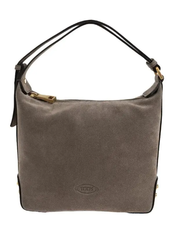 TOD'S Embellished Shoulder Bag - Brown