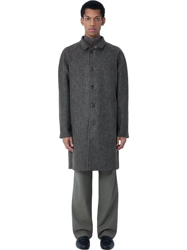 Prada Reversible Buttoned Coat - Cream
