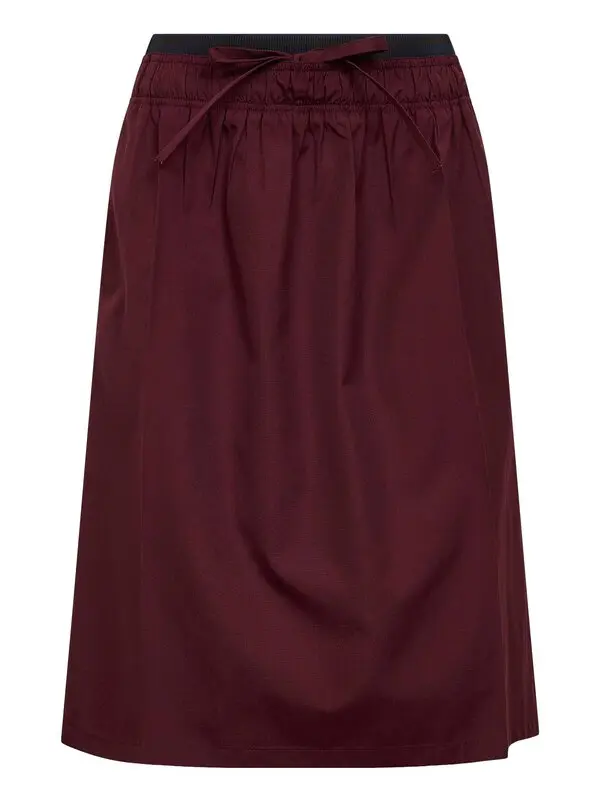 Prada Twill Midi Skirt - Multicolor