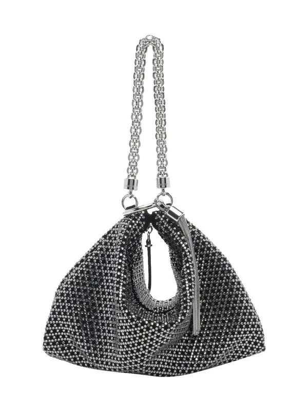 JIMMY CHOO Callie Sack Bag - Black
